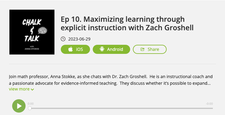 Maximizing Learning Through Explicit Instruction with Zach Groshell – Education Rickshaw